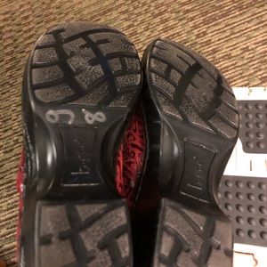 Born | Shoes | Beautiful Red Born Boc Leather Clogs Sz 65 | Poshmark